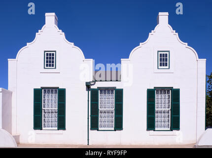 Typical architecture in the Cape Dutch style, Cape Town, Western Cape ...