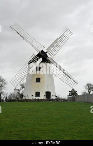 Melin Llynnon Windmill Llanddeusant on Anglesey North Wales Stock Photo ...