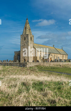 St Barthomew's Church,Newbiggin Stock Photo - Alamy