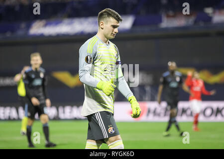 Croatia goalkeeper Dominik Livaković (1) during the England v Croatia ...