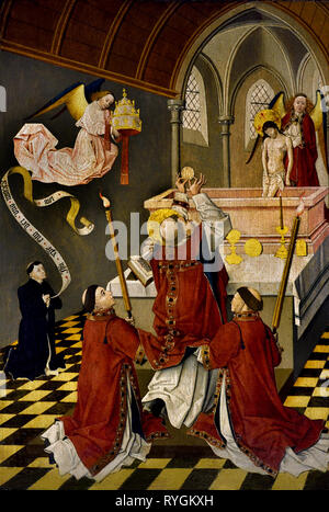 The Mass of Saint Gregory, Dijon second third of the 15th century, From ...