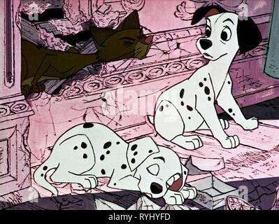 101 Dalmatiner, (ONE HUNDRED AND ONE DALMATIANS) USA 1961, Wolfgang ...