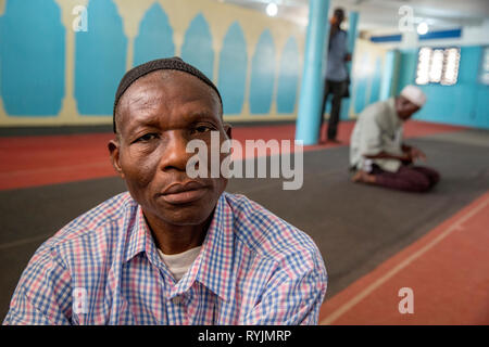 African muslim in an Abidjan mosque, Ivory Coast Stock Photo - Alamy
