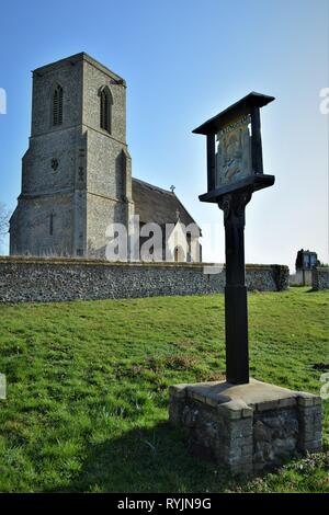 All saints church Icklingham Suffolk England. Rare thatched church ...