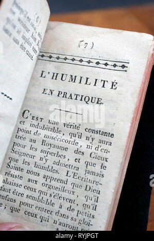 Monastic rules. The Rule of St. Augustine. France Stock Photo - Alamy