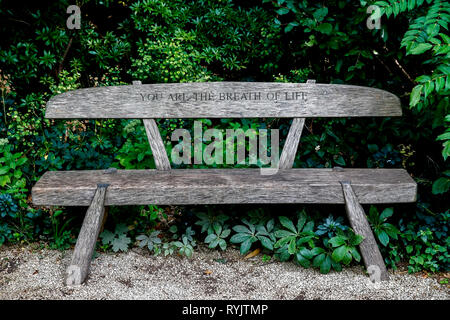 The George Harrison garden, Bhaktivedanta manor, Watford, U.K Stock ...
