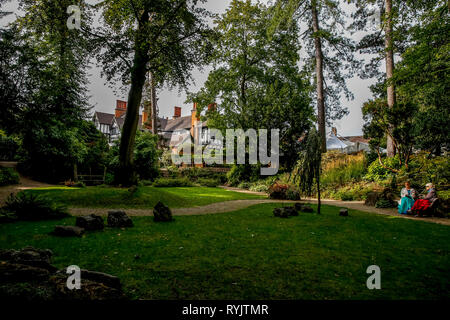 The George Harrison garden, Bhaktivedanta manor, Watford, U.K Stock ...