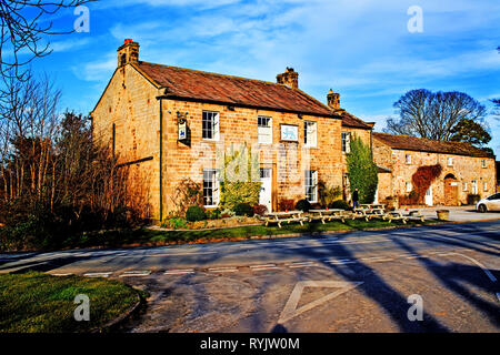 The Blue Lion, East Witton, North Yorkshire Stock Photo - Alamy