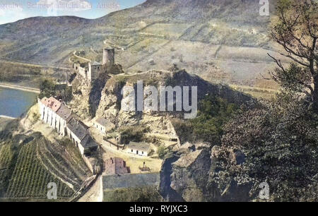 Střekov (castle), Buildings in Ústí nad Labem, 1898, Ústí nad Labem ...