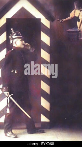 Sentry boxes in Germany (historical), Army of Saxony, 1913, Meißen ...