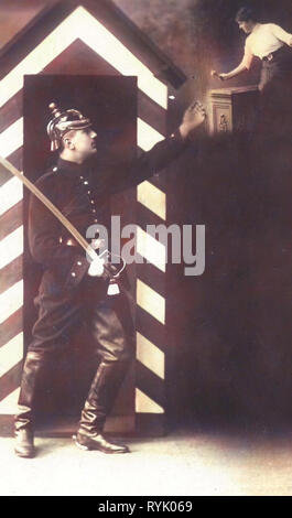 Sentry boxes in Germany (historical), Army of Saxony, 1913, Meißen ...