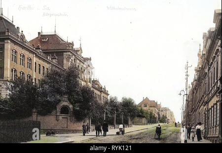 Pestalozzi-Schule (Hartha), 1913, Landkreis Mittelsachsen, Hartha ...