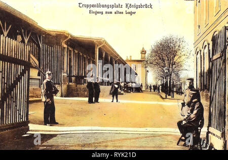 Military training grounds of Germany, Buildings in Königsbrück, 1913, Landkreis Bautzen ...