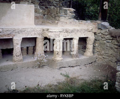 Hypocaust, ancient Roman system of underfloor heating in the Roman ...