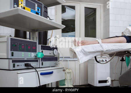 hospital emergency room with resuscitation equipment Stock Photo ...