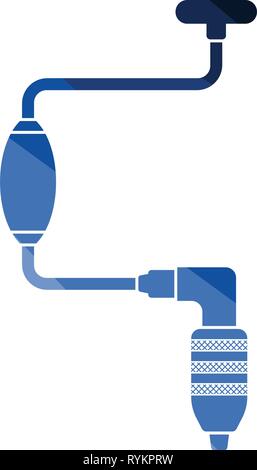 Auger icon. Flat color design. Vector illustration Stock Vector Image ...