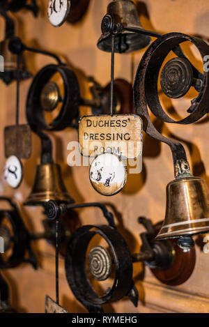 Servants bell board Stock Photo - Alamy