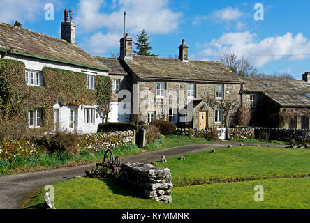 Group of cottages, Skirethorns, near Threshfield, Wharfedale, Yorkshire ...
