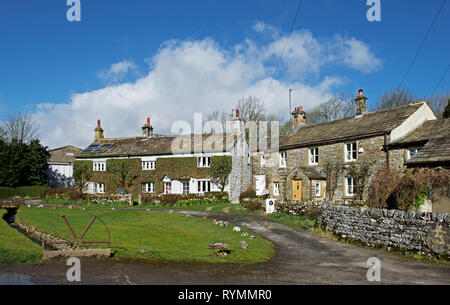 Group of cottages, Skirethorns, near Threshfield, Wharfedale, Yorkshire ...