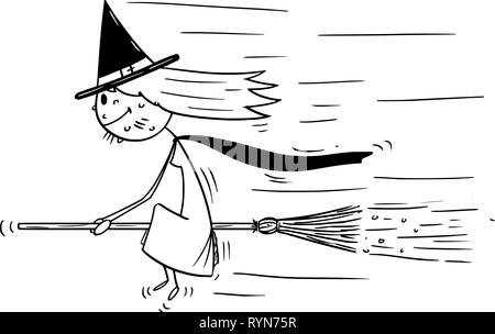 Cartoon vector stickman man flying in small propelled airplane Stock ...