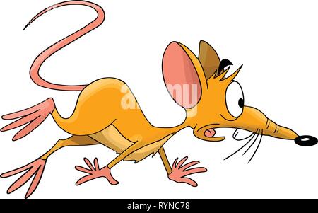 cartoon frightened mouse Stock Vector Image & Art - Alamy