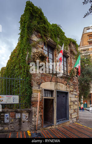 The port of Genoa,Italy,birthplace of Christopher Columbus,the ...