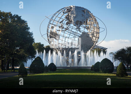 Unisphere at Flushing Meadows Park Queens NY Stock Photo - Alamy