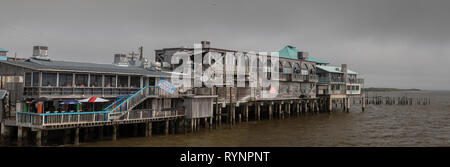 Cedar Key Florida Dock Street Stock Photo - Alamy