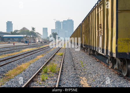 Cambodia railway station in Phnom Penh Stock Photo - Alamy