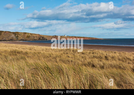 St Cyrus nature reserve beach East Coast Scotland uk Stock Photo - Alamy