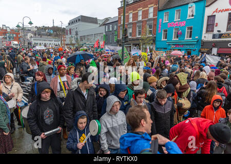 Cork, Ireland. 15th Mar, 2019. Cork Students and Public Stands for ...