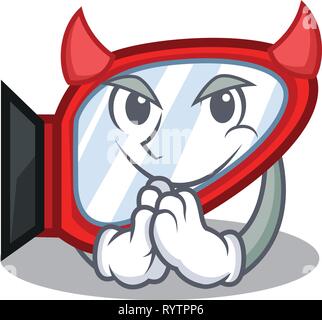 A cartoon illustration of a devil looking angry Stock Vector Image ...