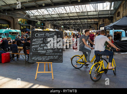 Canopy Market, Granary Square, King's Cross, London, UK Stock Photo - Alamy