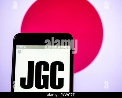 JGC Corporation logo seen displayed on smart phone Stock Photo - Alamy