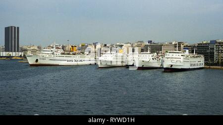 Piraeus & Athens, Greece 1998 Stock Photo - Alamy