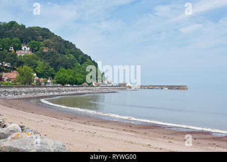View from Minehead harbour Stock Photo - Alamy
