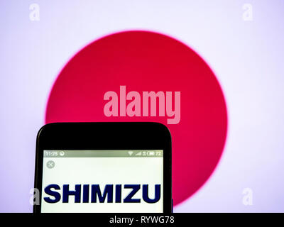 Shimizu Corporation logo seen displayed on smart phone Stock Photo - Alamy
