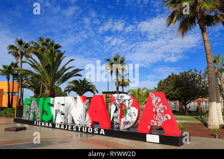 City name, Ensenada, Baja California, Mexico Stock Photo - Alamy