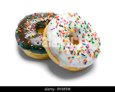 donuts cake isolated on white background Stock Photo - Alamy