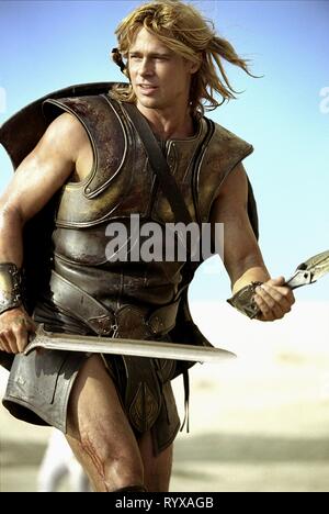 TROY BRAD PITT AS ACHILLES A WARNER BROS FILM Date: 2004 Stock Photo ...