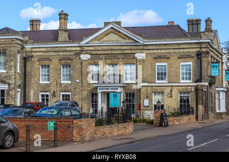royston village , town centre, high street, hertfordshire, england, uk ...
