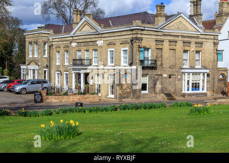 royston village , town centre, high street, hertfordshire, england, uk ...