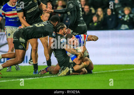 15th March 2019, KCOM Stadium, Hull, England; Betfred Super League ...