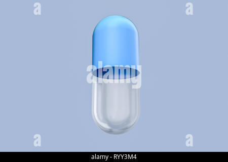 capsules with spheres, 3d rendering Stock Photo - Alamy