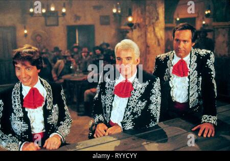 MARTIN SHORT, STEVE MARTIN, CHEVY CHASE, !THREE AMIGOS!, 1986 Stock ...