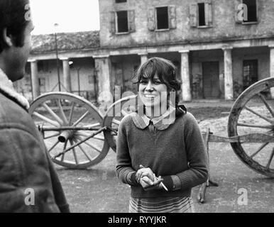 Bernardo Bertolucci on the set of 1900, 1976 Stock Photo - Alamy