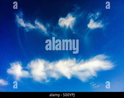 Strange looking clouds Stock Photo - Alamy