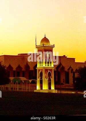 Clock Tower Doha Qatar Stock Photo - Alamy