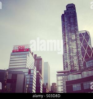 CNN building at Columbus Circle new york city manhattan icon iconic ...