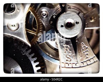 Watch with Internal Mechanism Stock Photo: 33877123 - Alamy